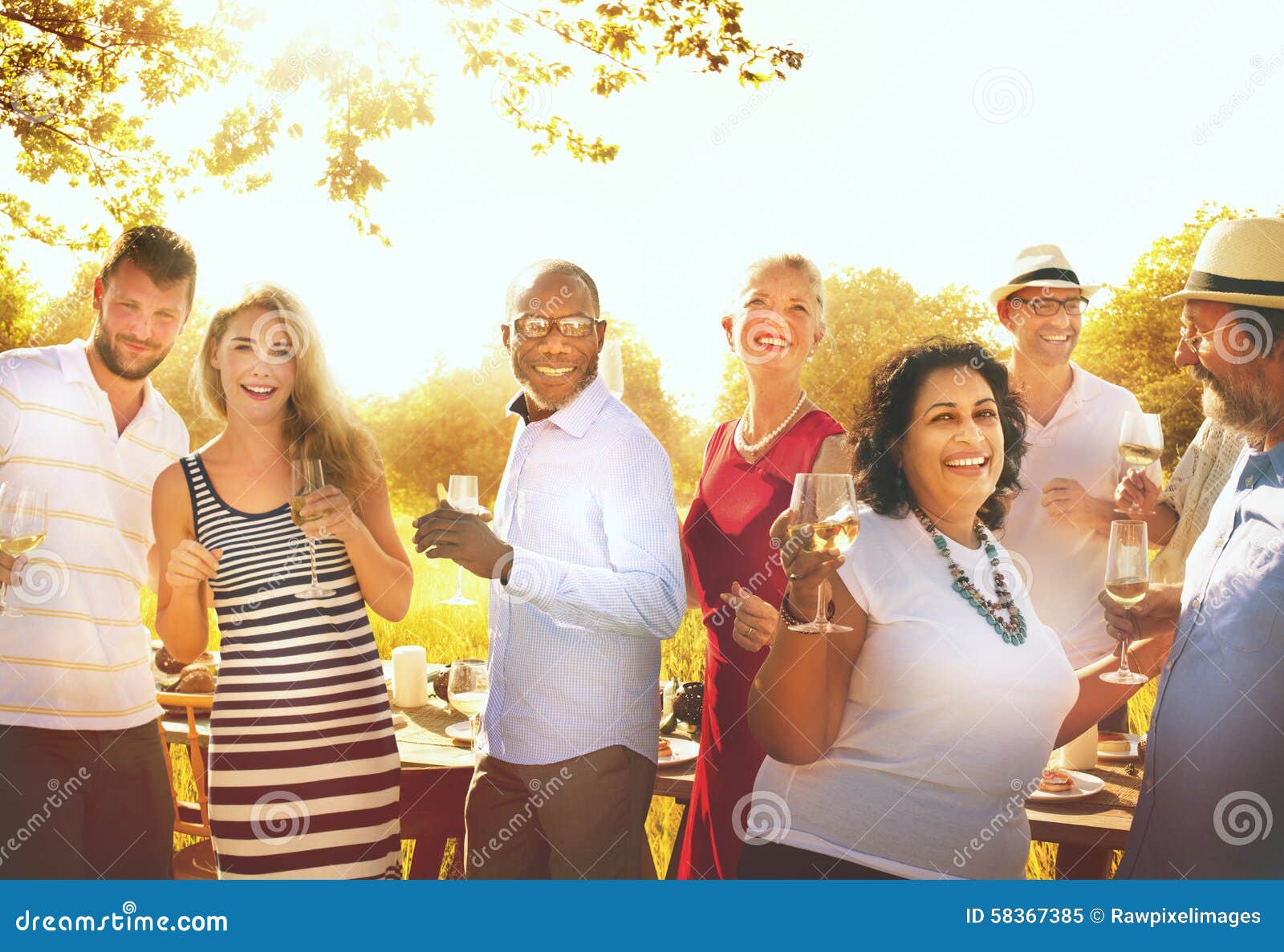 Diverse People Group Party Celebration Concept Stock Image - Image of ...