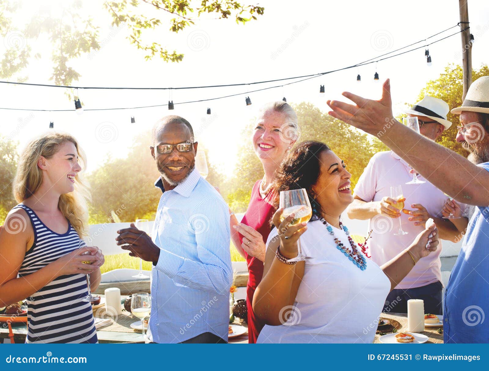 Diverse People Group Party Celebration Concept Stock Image - Image of ...