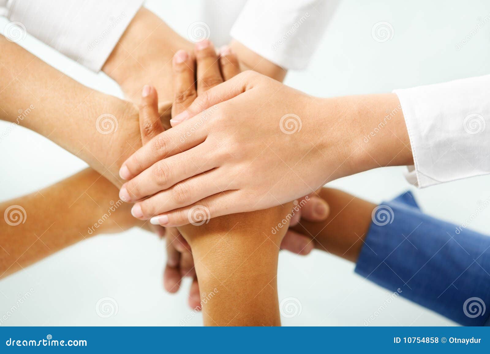 Diverse People Hand in Unity Stock Photo - Image of leadership, collar ...