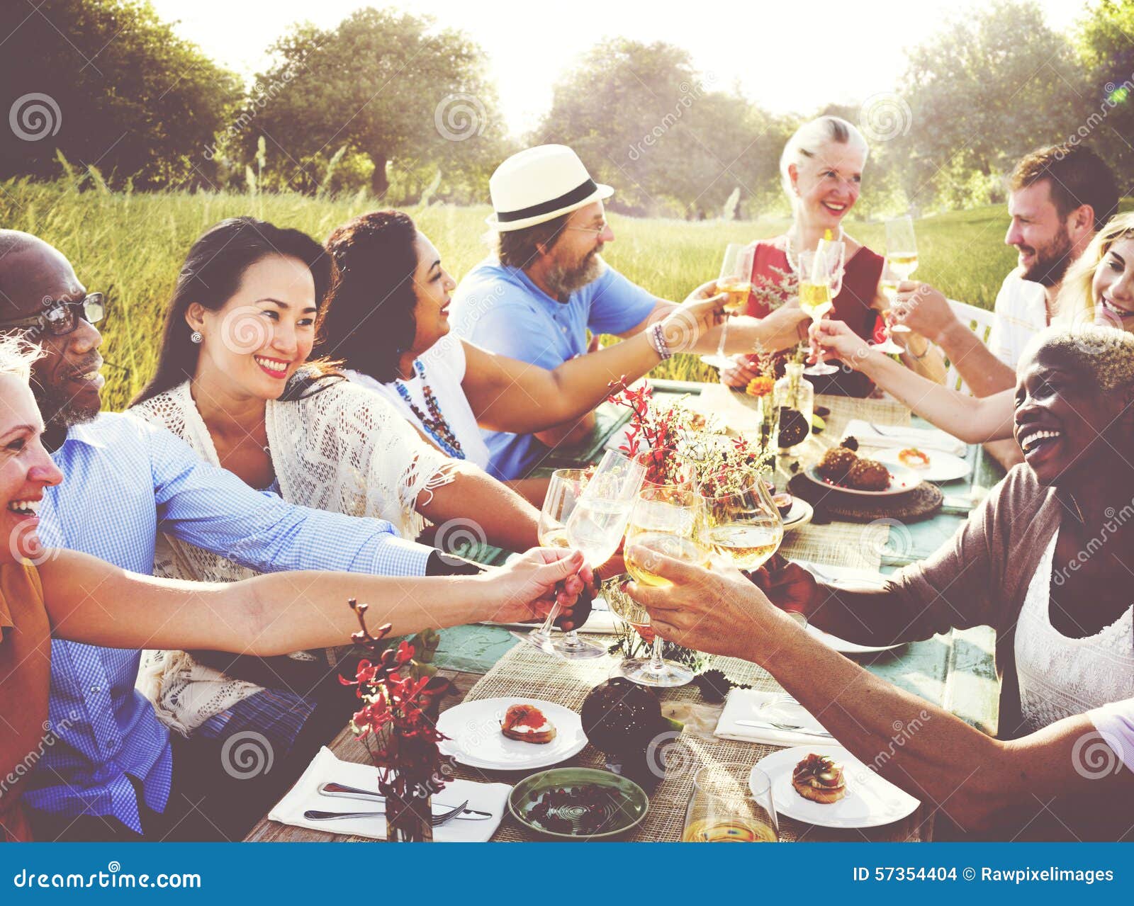 Diverse People Hanging Out Drinking Concept Stock Photo - Image of ...