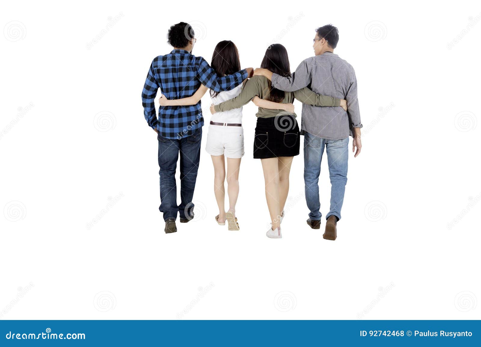 Diverse People Hugging Each Other on Studio Stock Photo - Image of ...