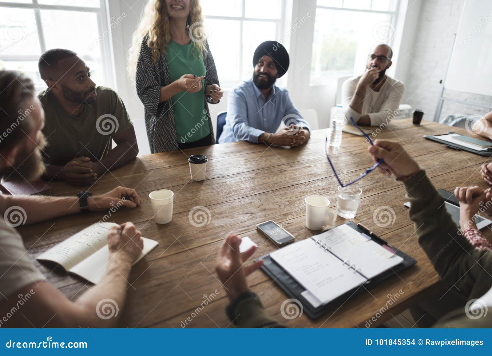Diverse People Meeting in the Office Stock Photo - Image of asian ...