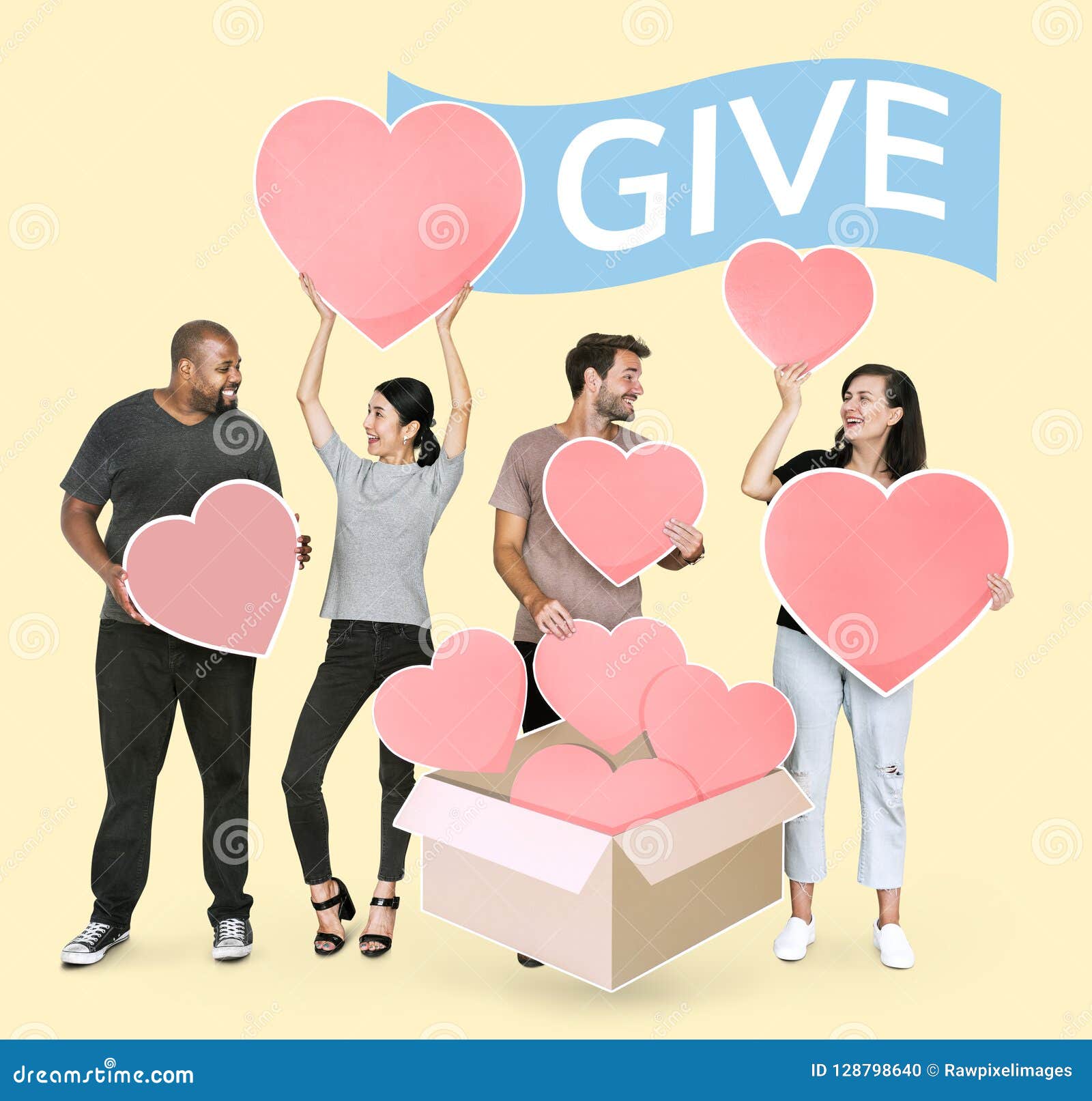 Diverse People Sharing Their Loves Stock Photo - Image of happy ...