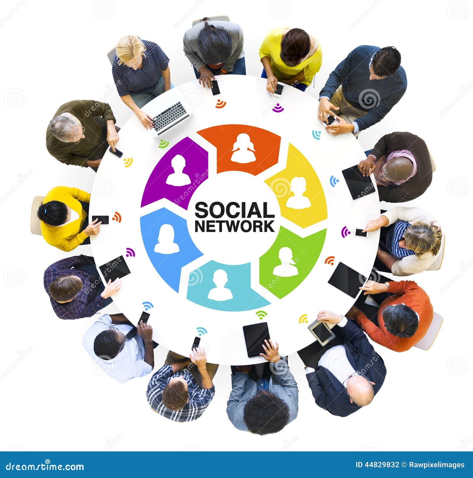 Diverse People and Social Networking Concepts Stock Photo - Image of ...