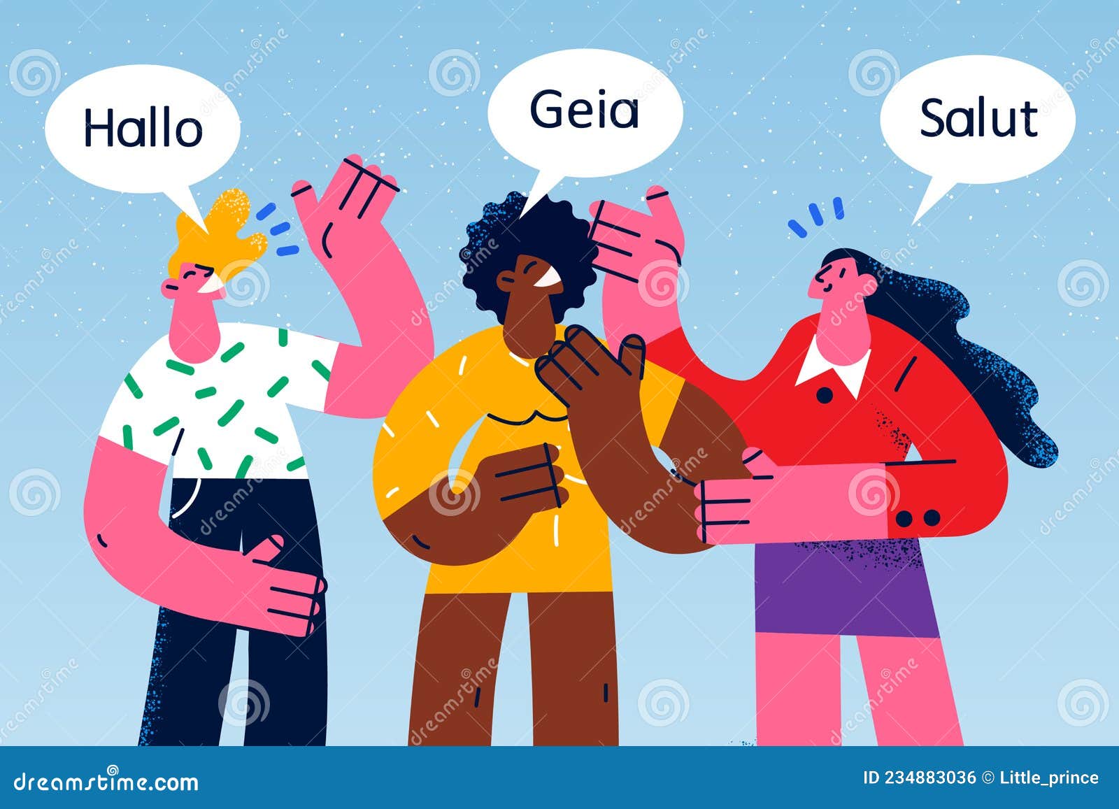 Talk And Communicate By Using Your Phone And Protect You Health Vector ...