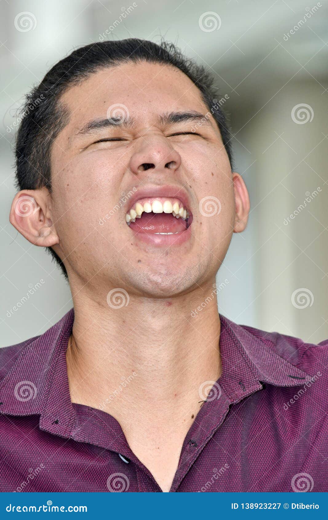 A Diverse Person Yelling stock image. Image of shouting - 138923227