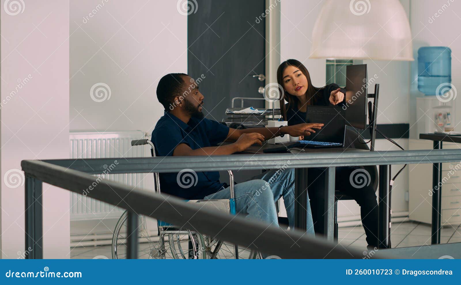 Programmers Collaborating On Group Project Compiling Algorithm For New Cloud Computing User 7240