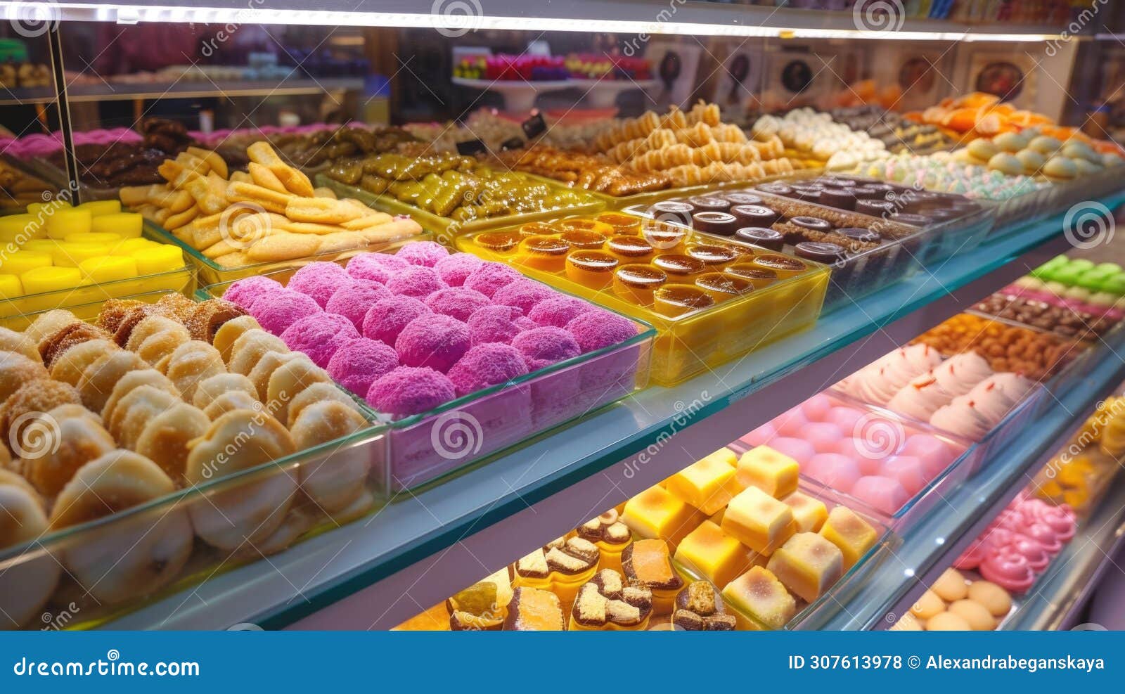 Assorted Traditional Sweets Display Stock Photography | CartoonDealer ...