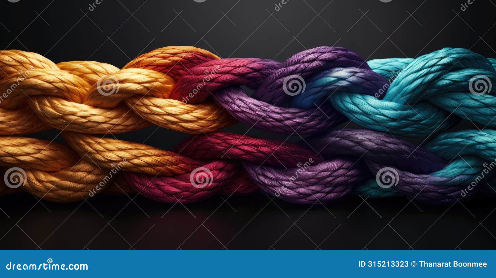 Diverse Strengths Connect In Teamwork, Symbolized By A Team Rope. Ai ... Diverse Strengths Connect In Teamwork, Symbolized By A Team Rope. Ai ...