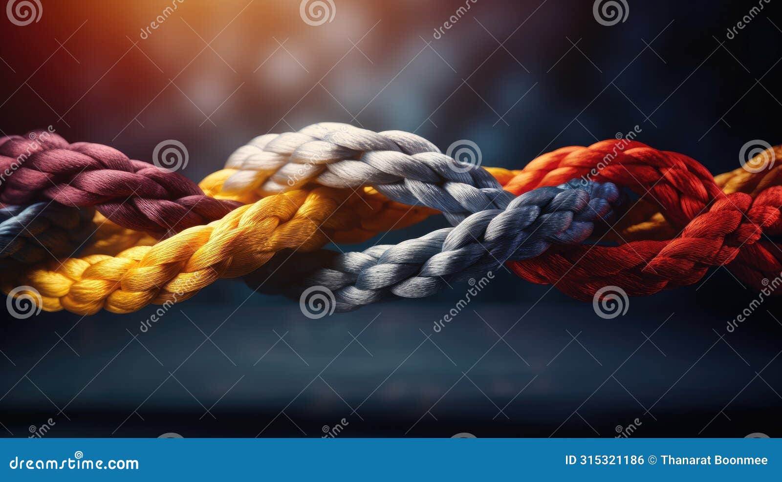 Diverse Strengths Connect In Teamwork, Symbolized By A Team Rope. Ai ... Diverse Strengths Connect In Teamwork, Symbolized By A Team Rope. Ai ...