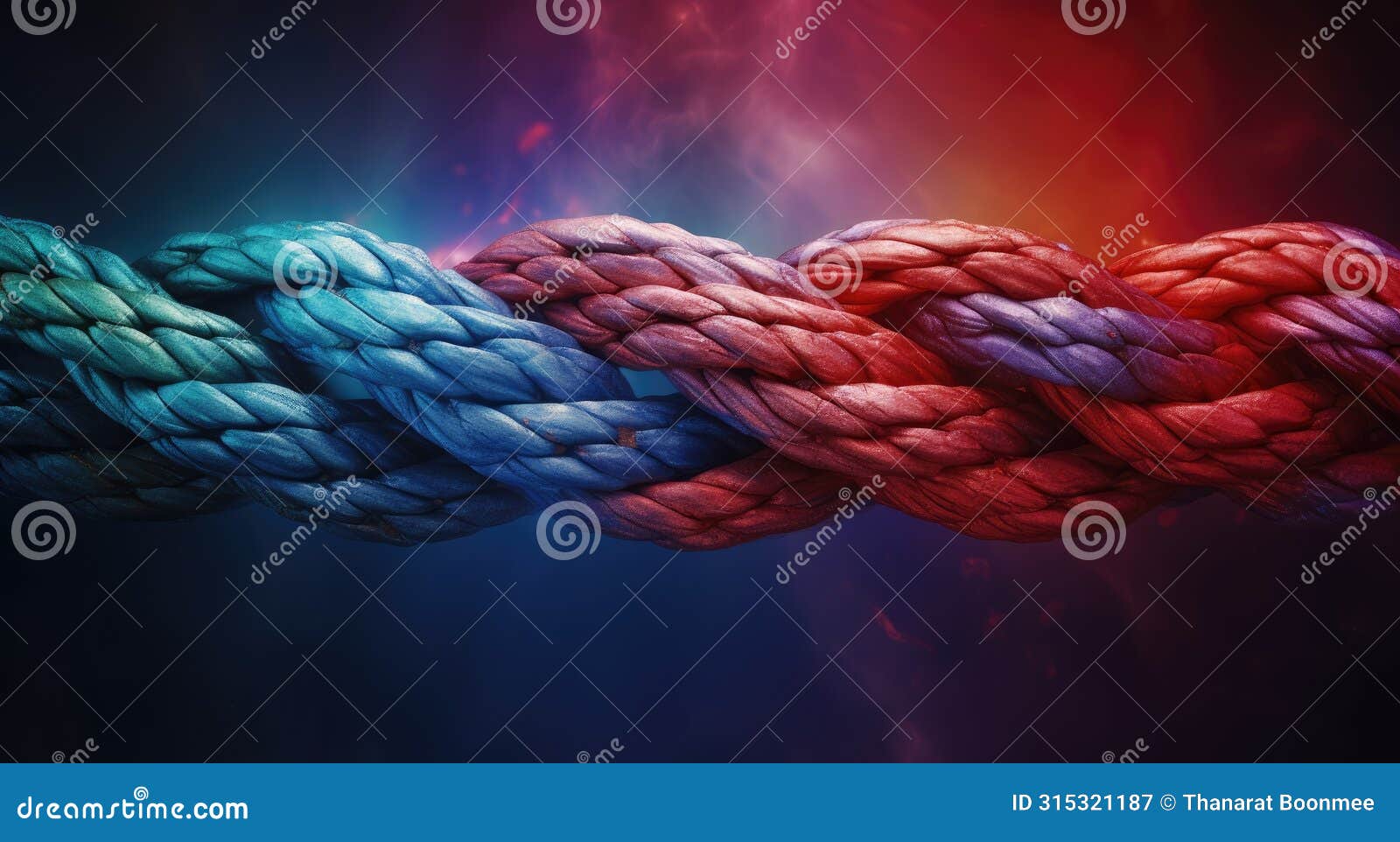Diverse Strengths Connect In Teamwork, Symbolized By A Team Rope. Ai ... Diverse Strengths Connect In Teamwork, Symbolized By A Team Rope. Ai ...