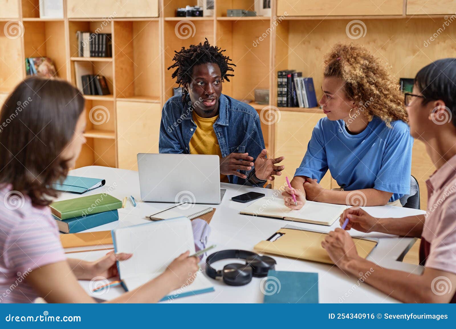 Diverse Students Working Together Stock Photo - Image of sitting ... Diverse Students Working Together Stock Photo - Image of sitting ...