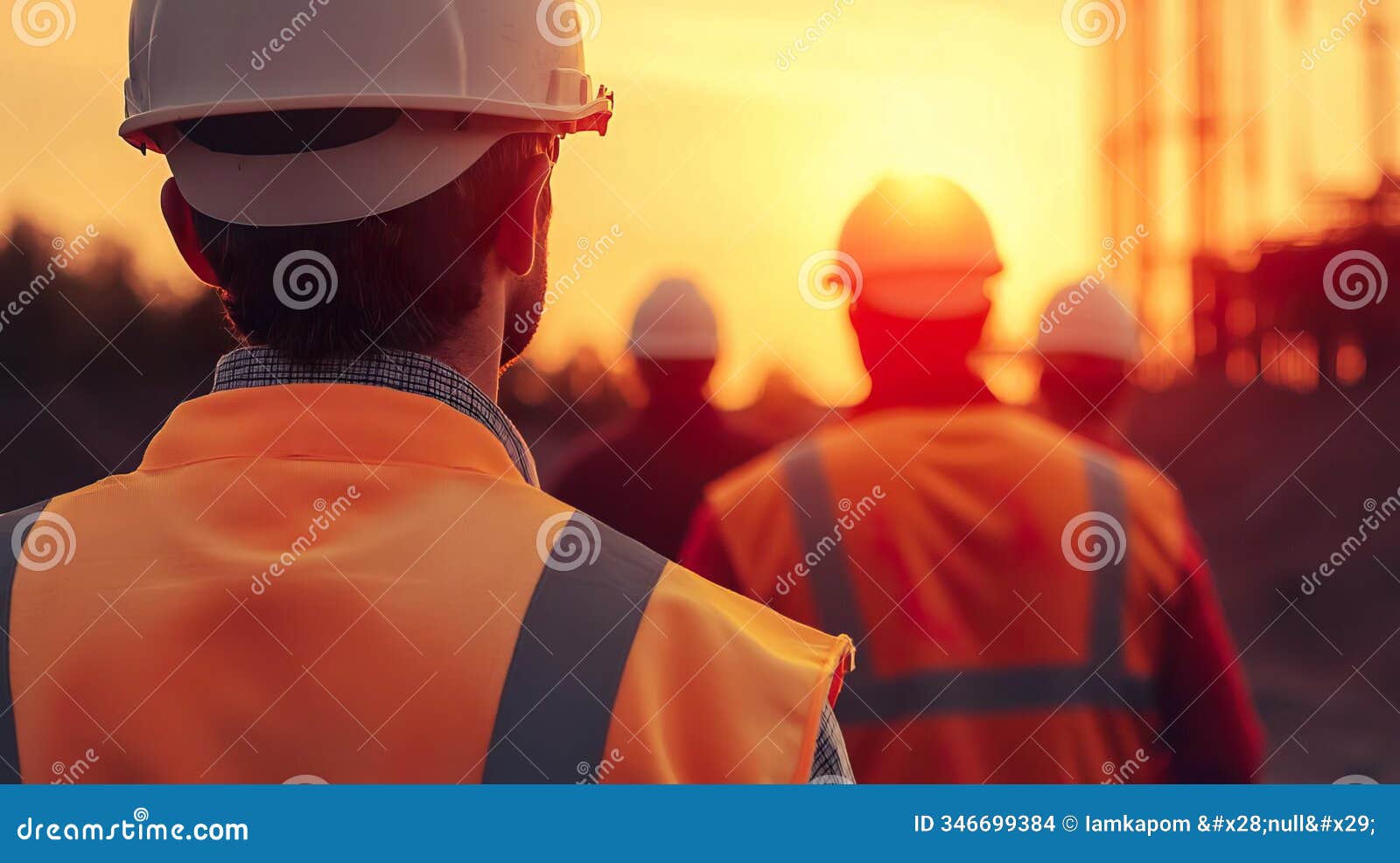 Commercial Construction Progress Inspection Isolated Concept Vector ...