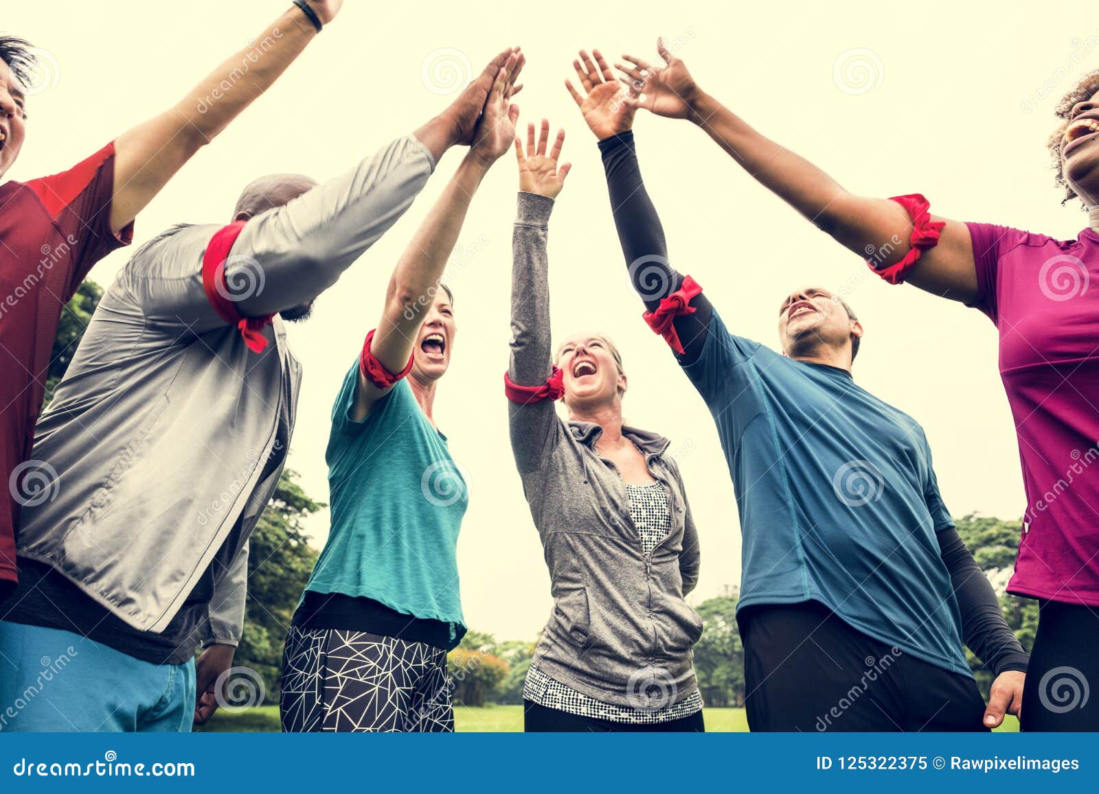 Diverse Team Stacking Their Hands Stock Image - Image of coworkers ...