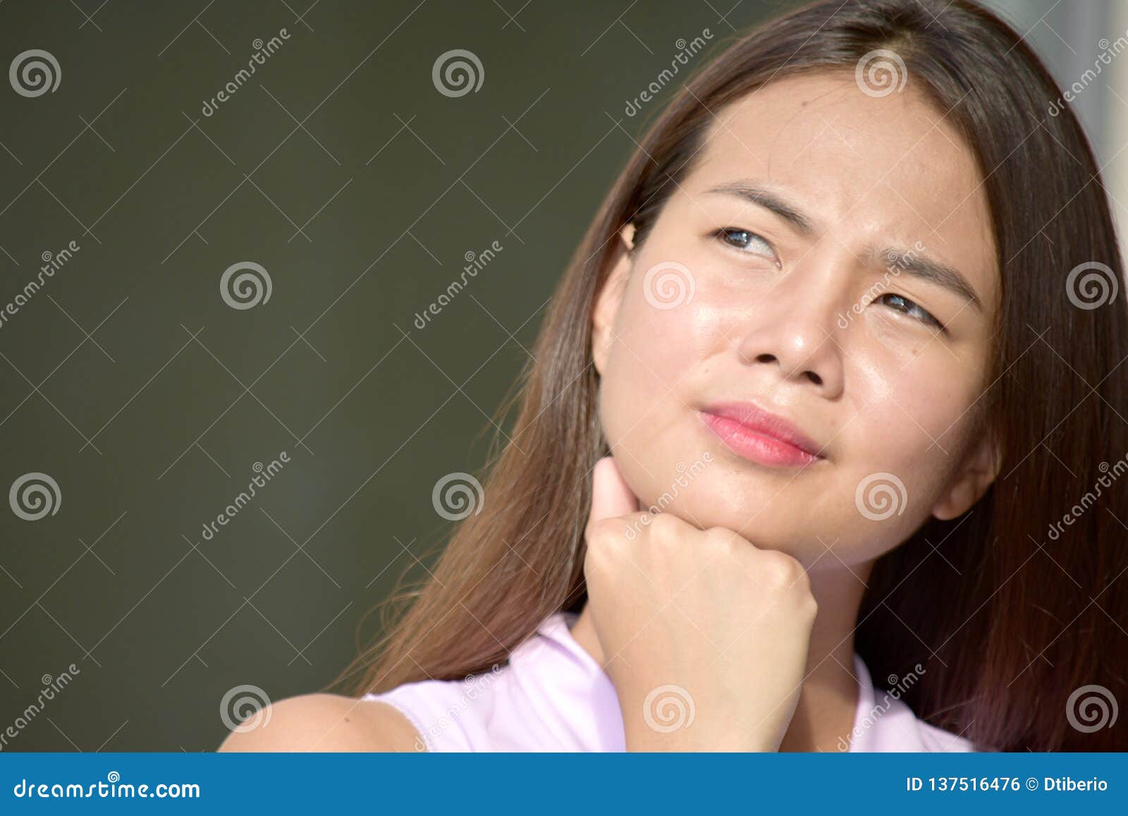 A Diverse Woman Deciding stock photo. Image of woman - 137516476