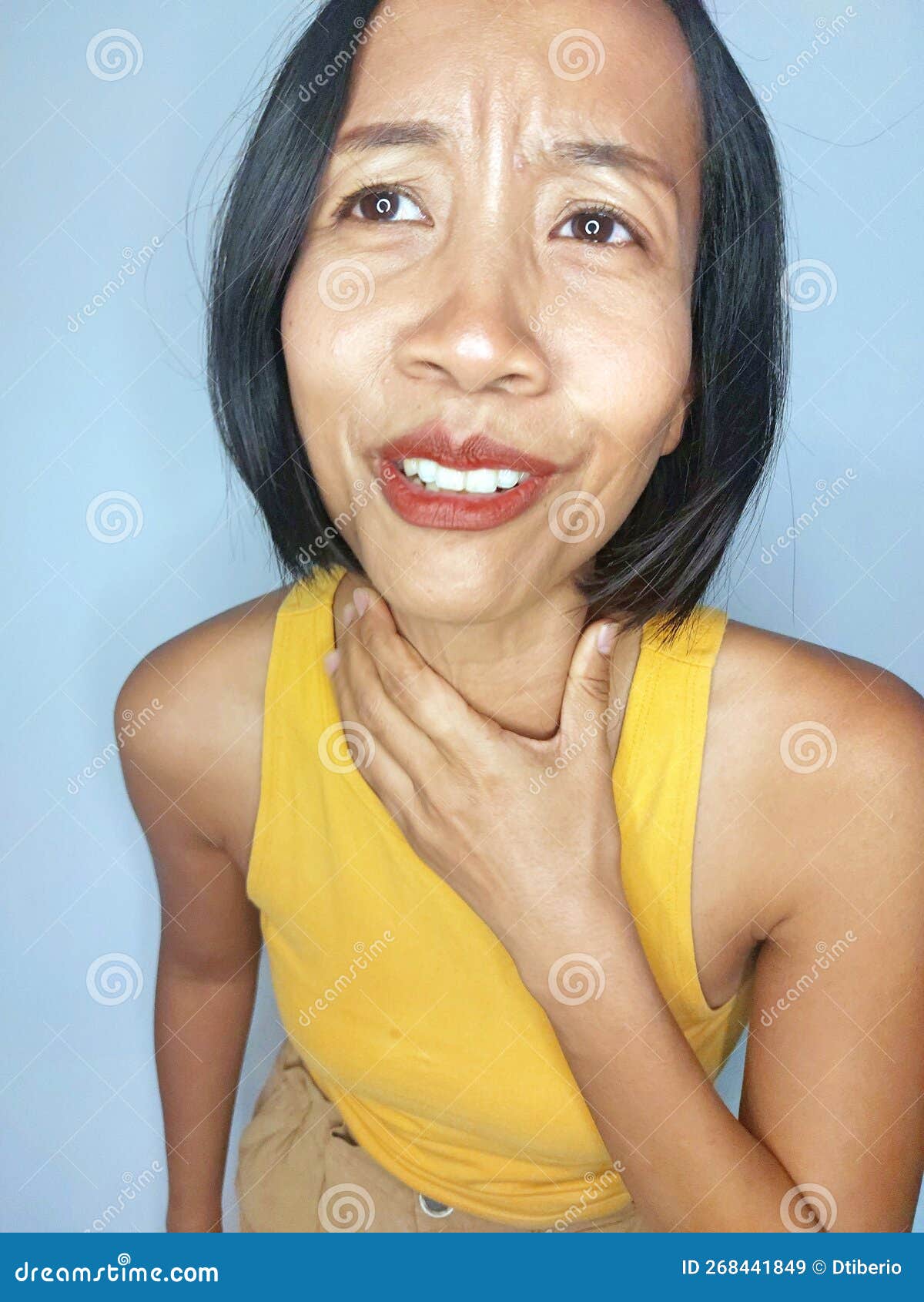 A Diverse Woman Poor Health Isolated Stock Image - Image of poverty ...