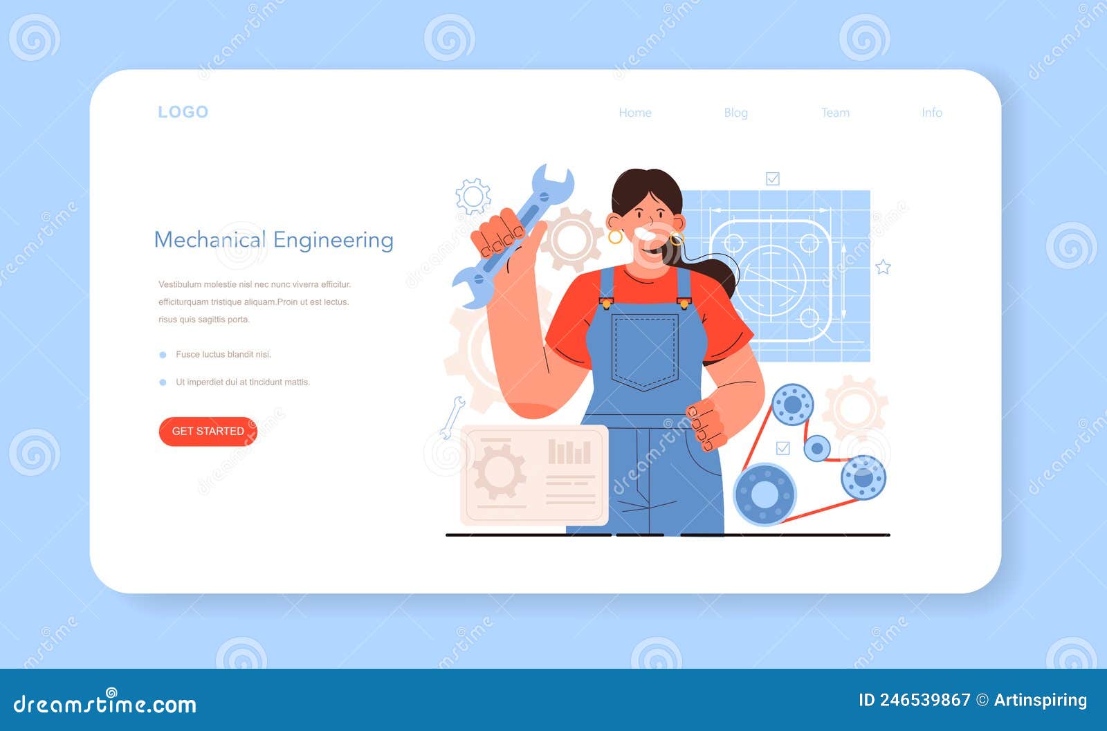 Diverse Women in Technology and Engineering Concept. Female Character ...