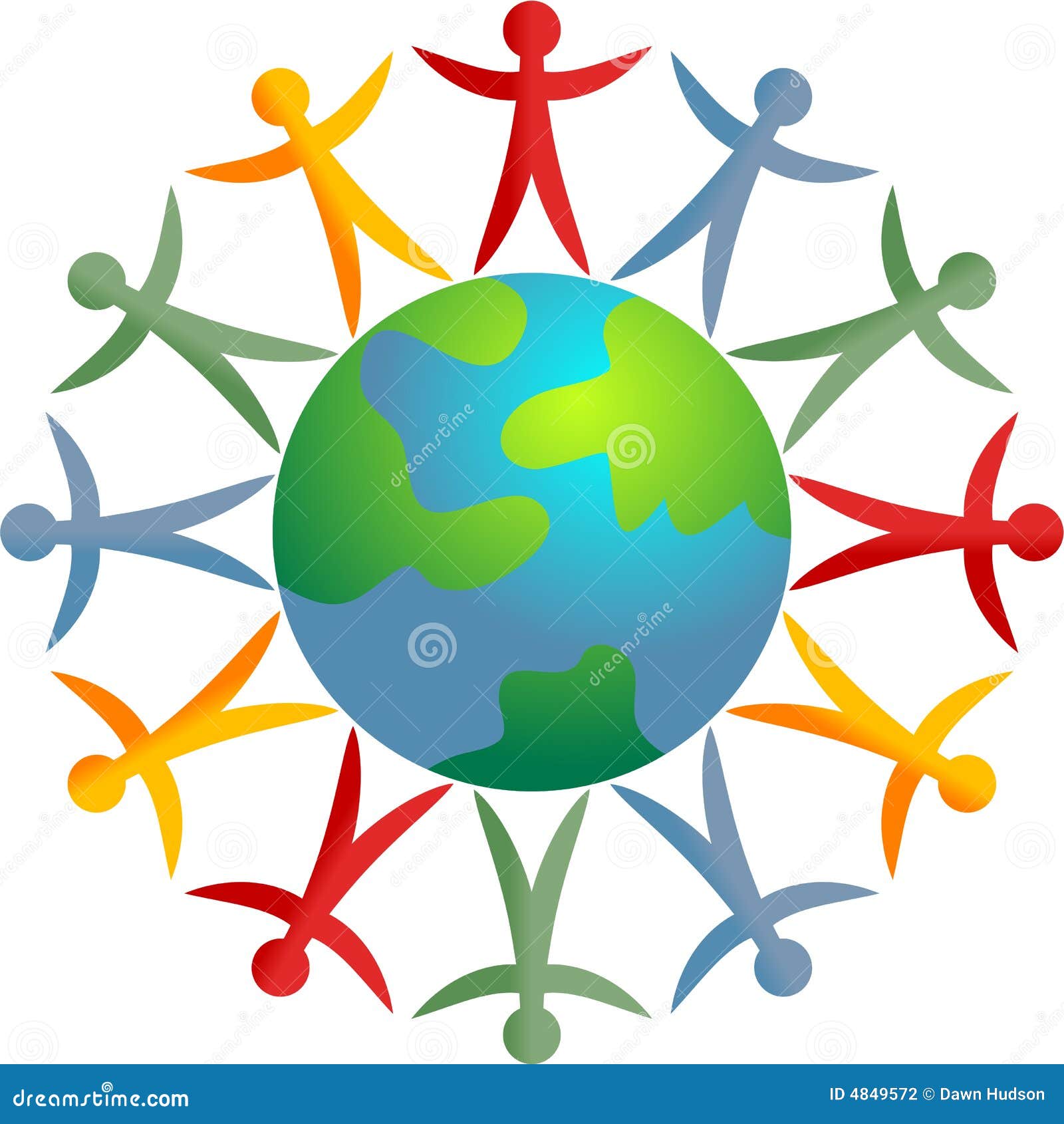 Diverse world stock illustration. Illustration of teamwork - 4849572