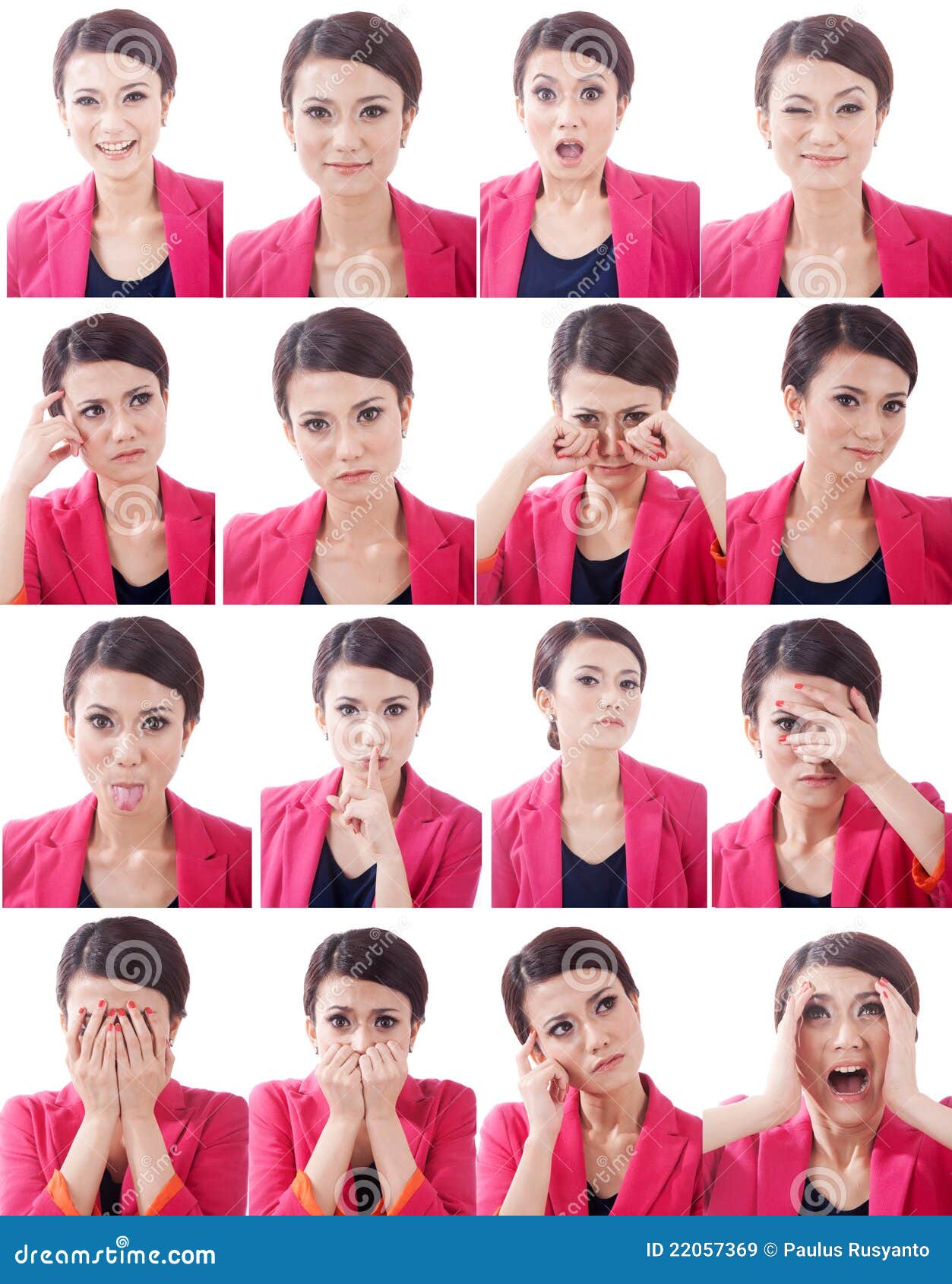 Diverses Expressions De Visage Humain Image stock - Image du ...