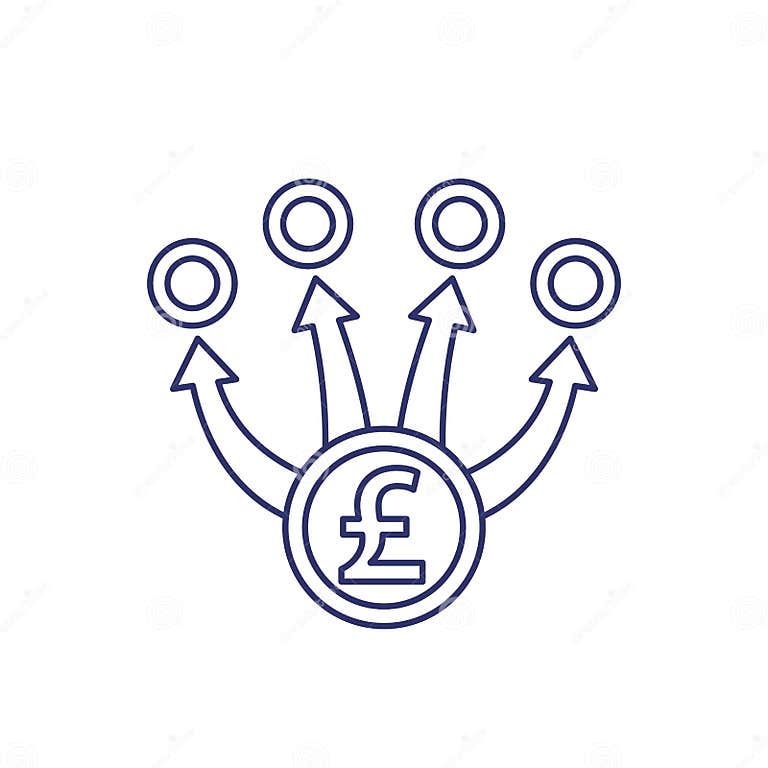 Diversification, Diversified Portfolio Icon Stock Illustration ...