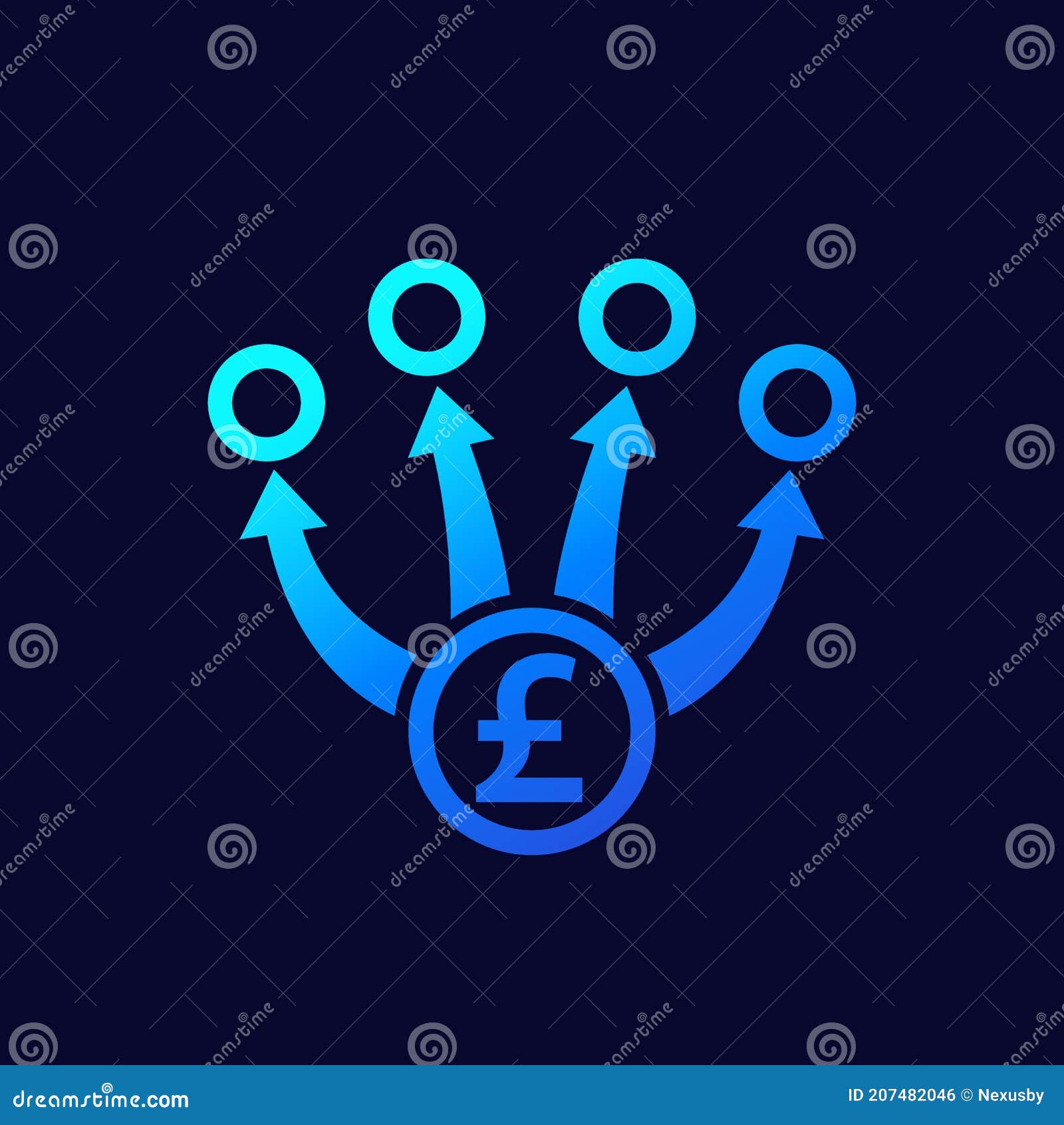 Diversification, Diversified Portfolio Icon Vector Illustration ... Diversification, Diversified Portfolio Icon Vector Illustration ...