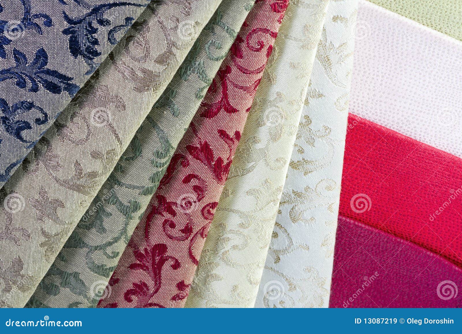 Diversified Options for Textiles Stock Image - Image of green, design ...
