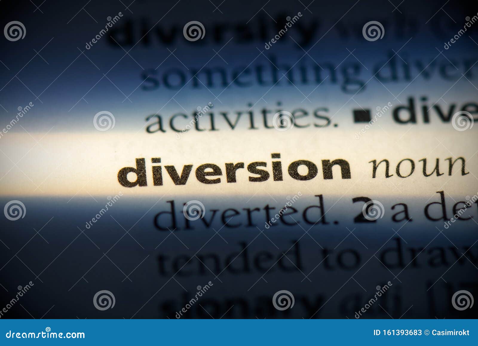 Diversion stock image. Image of focus, highlight, printed - 161393683