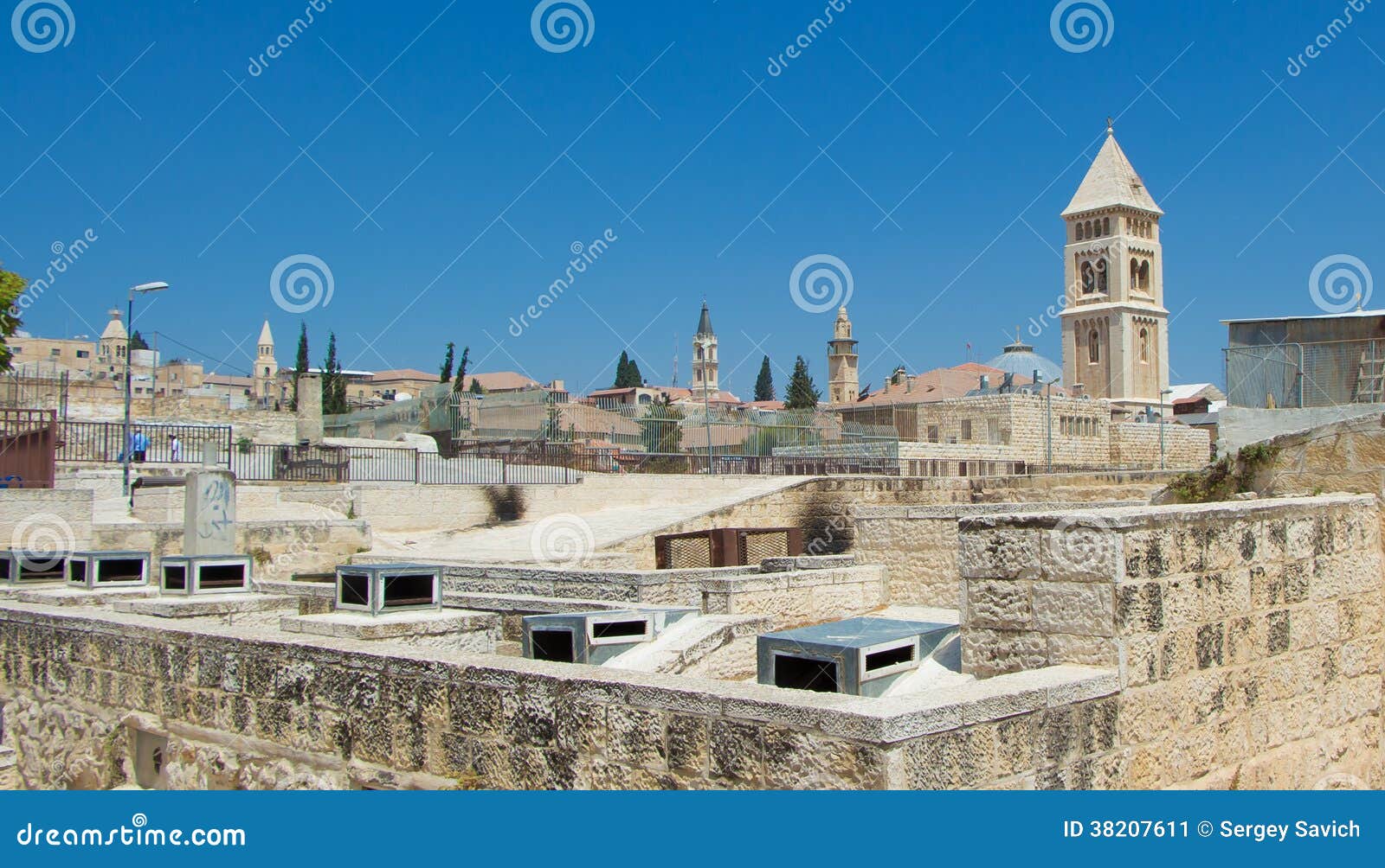 Diversity of Architecture in Jerusalem Stock Image - Image of locations ...