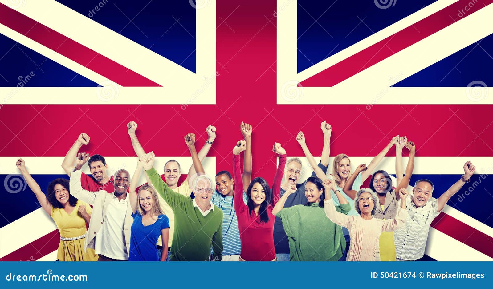 Diversity British Community People Hapiness Concept Stock Photo - Image ...