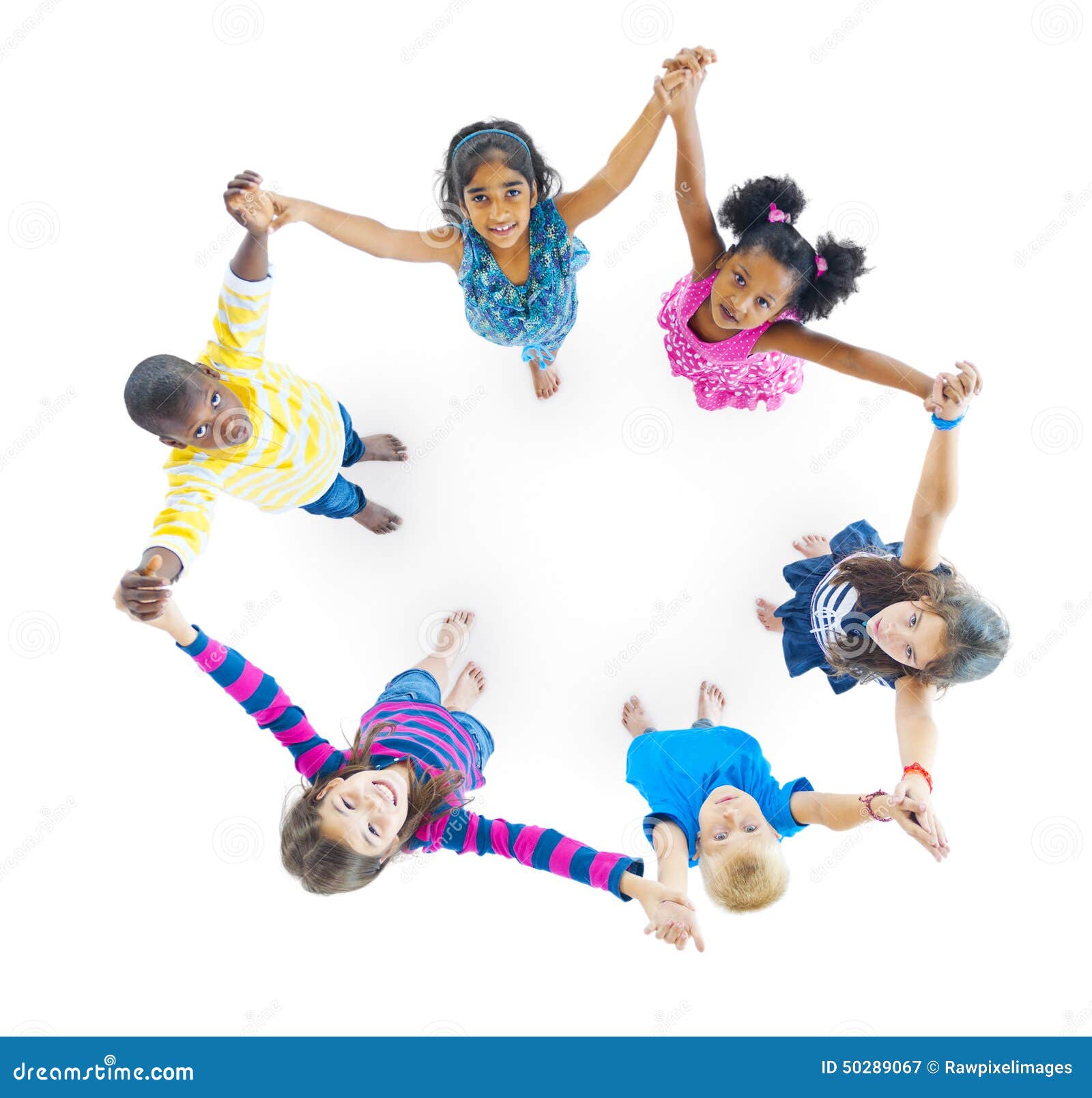 Diversity Children Holding Hand Friendship Playing Concept Stock Image ...