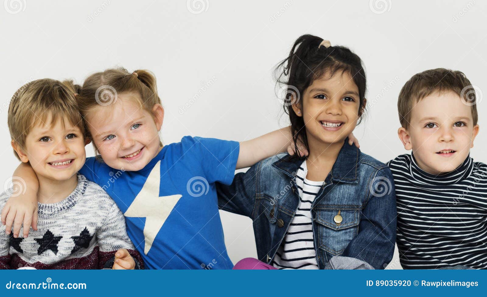 Diversity Children Together Friends Concept Stock Photo - Image of ...