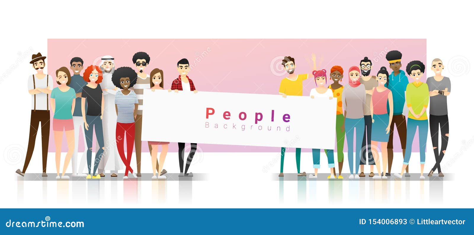 Diversity Concept Background , Group of Happy Multi Ethnic People ...