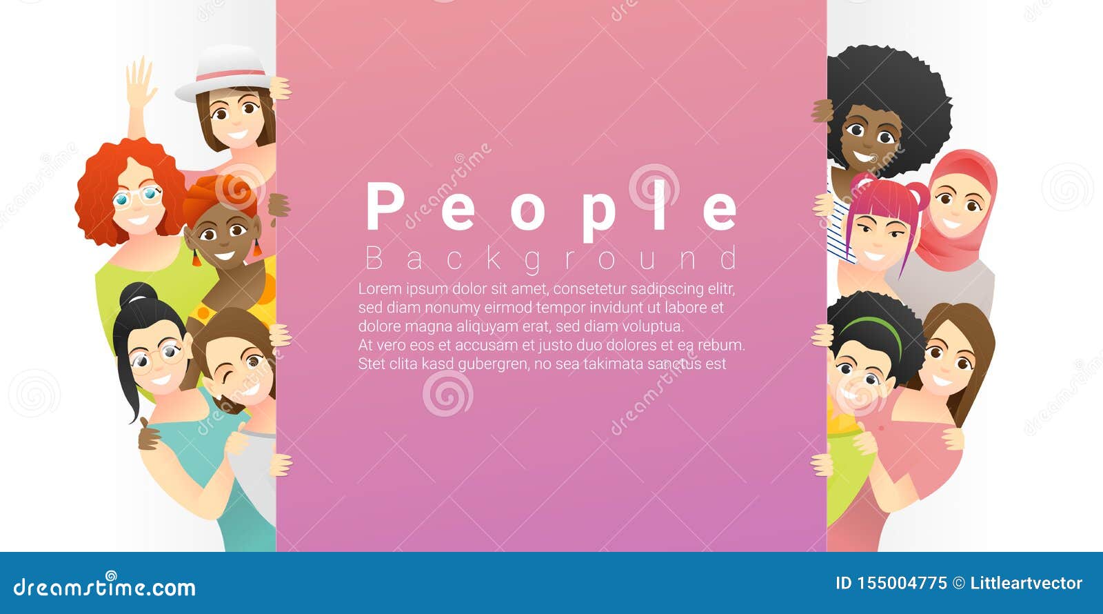 Diversity Concept Background , Group of Happy Multi Ethnic Women ...