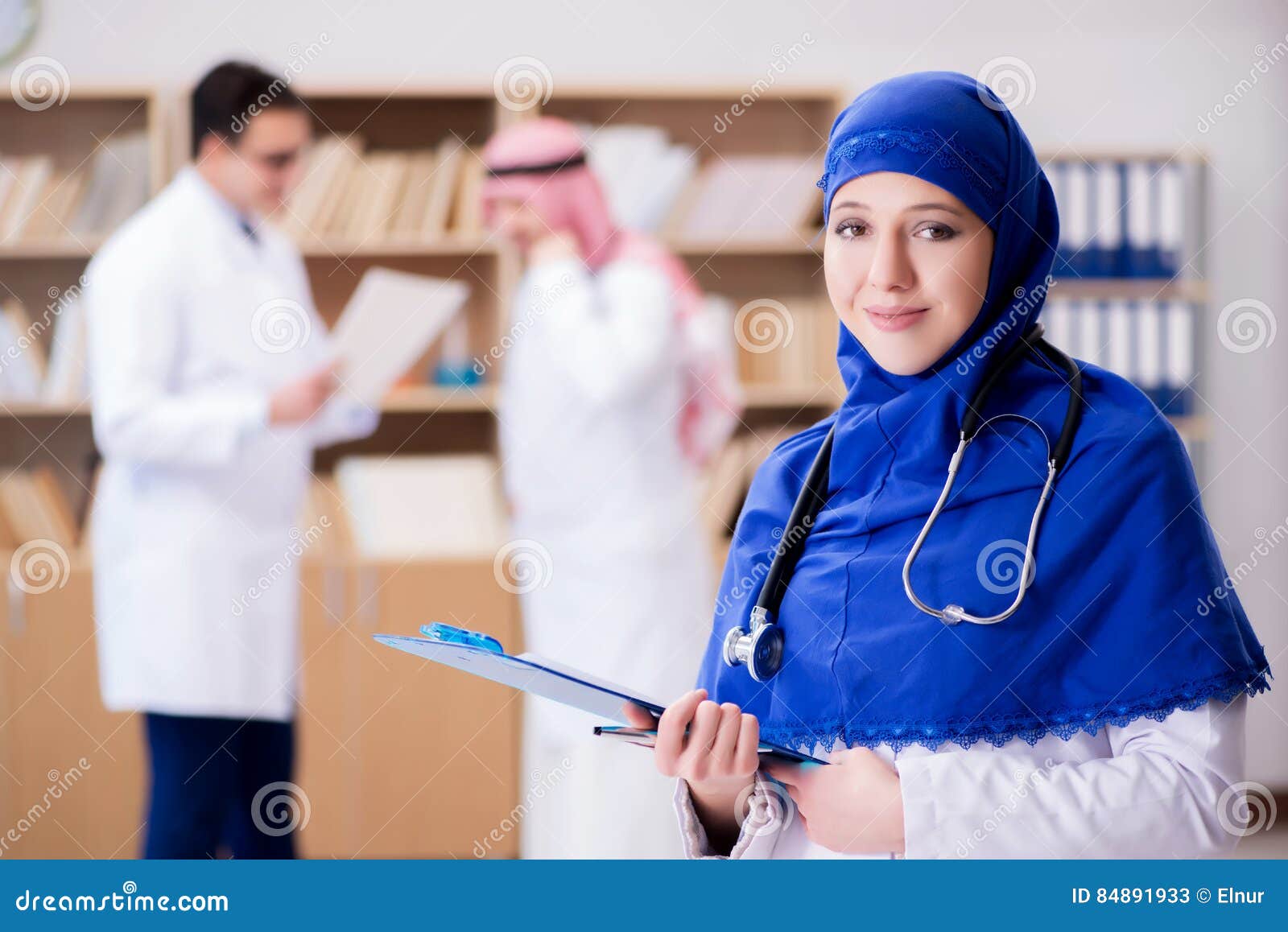 The Diversity Concept with Doctors in Hospital Stock Image - Image of ...