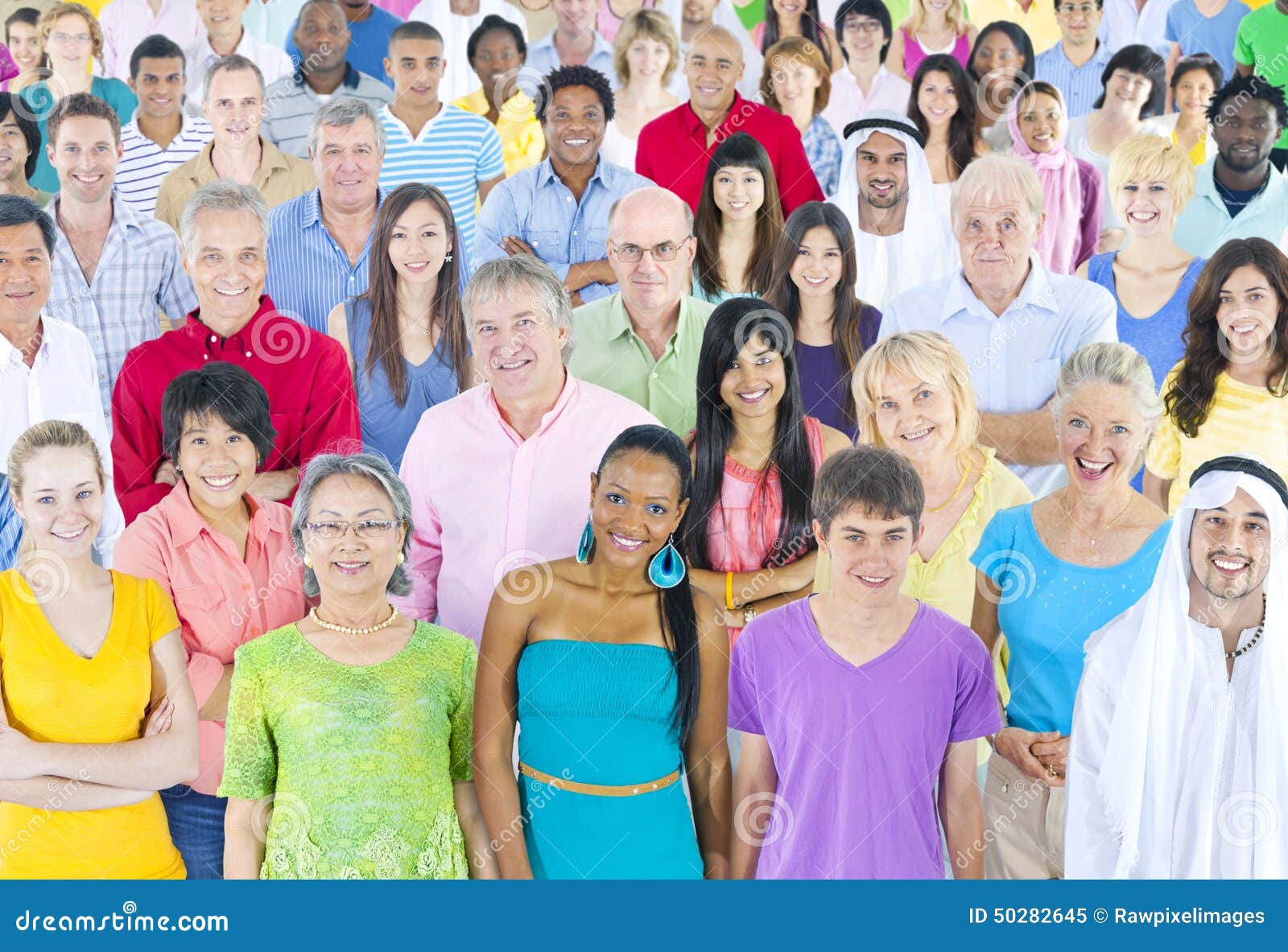 Diversity Crowd Community Crowd Casual Concept Stock Image - Image of ...