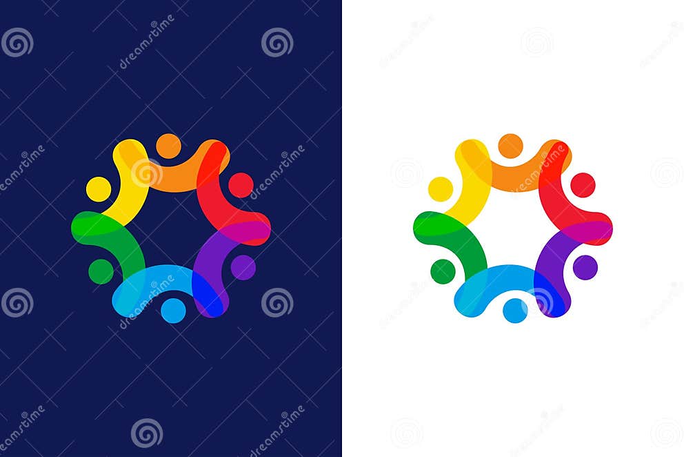 Colorful and Inclusive Logo Representing Unity, Diversity, and ...