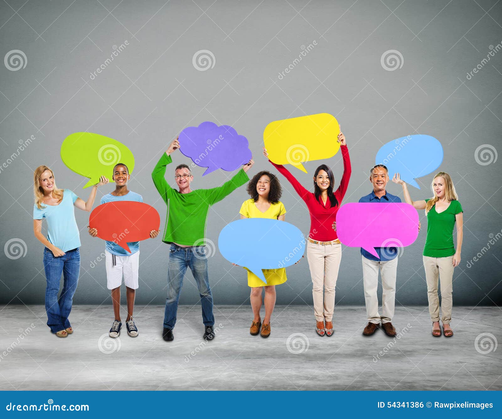 Diversity Ethnicity Global Community Communication People Concept Stock ...