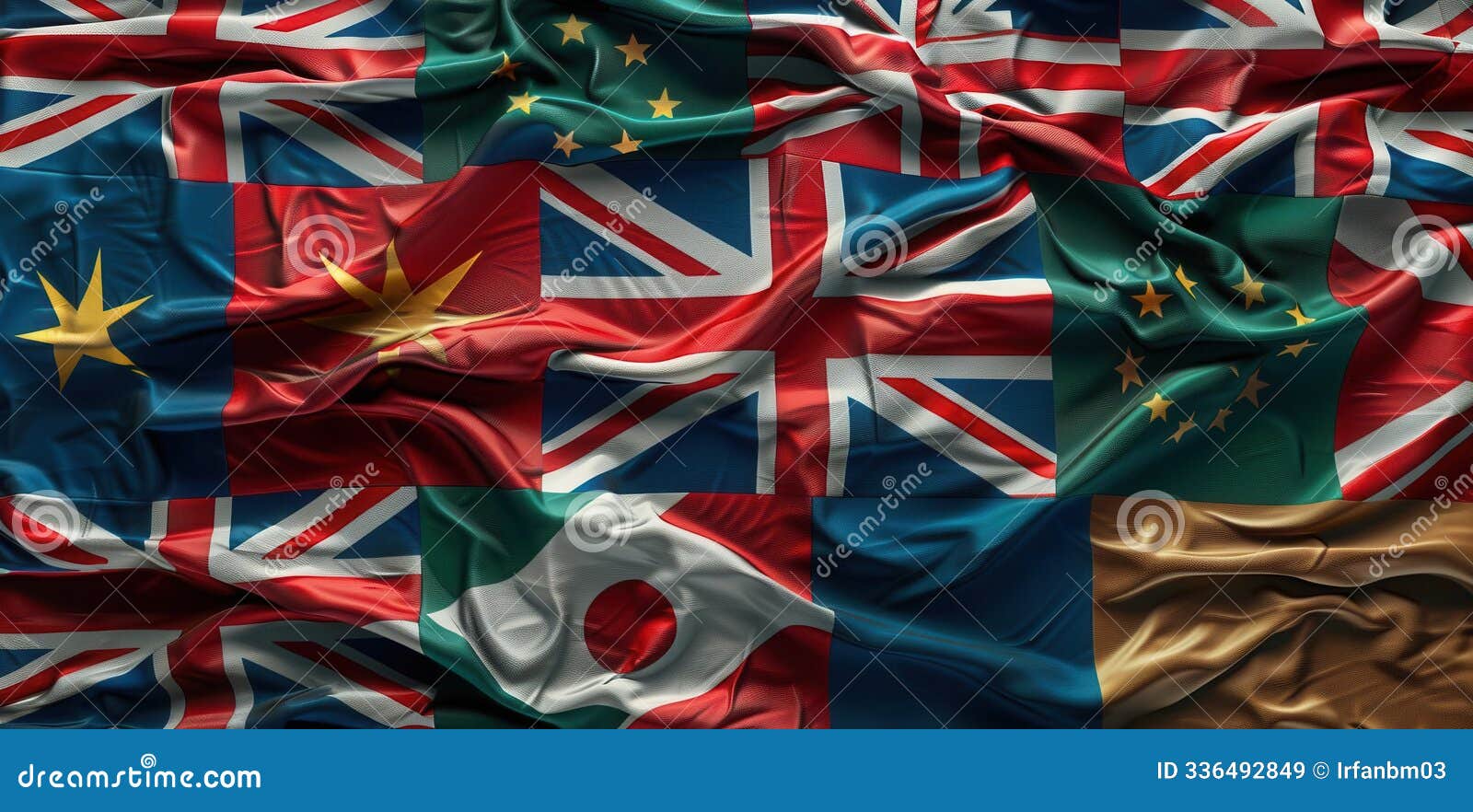 Diversity in Flags. Multiculturalism Concept Stock Illustration ...