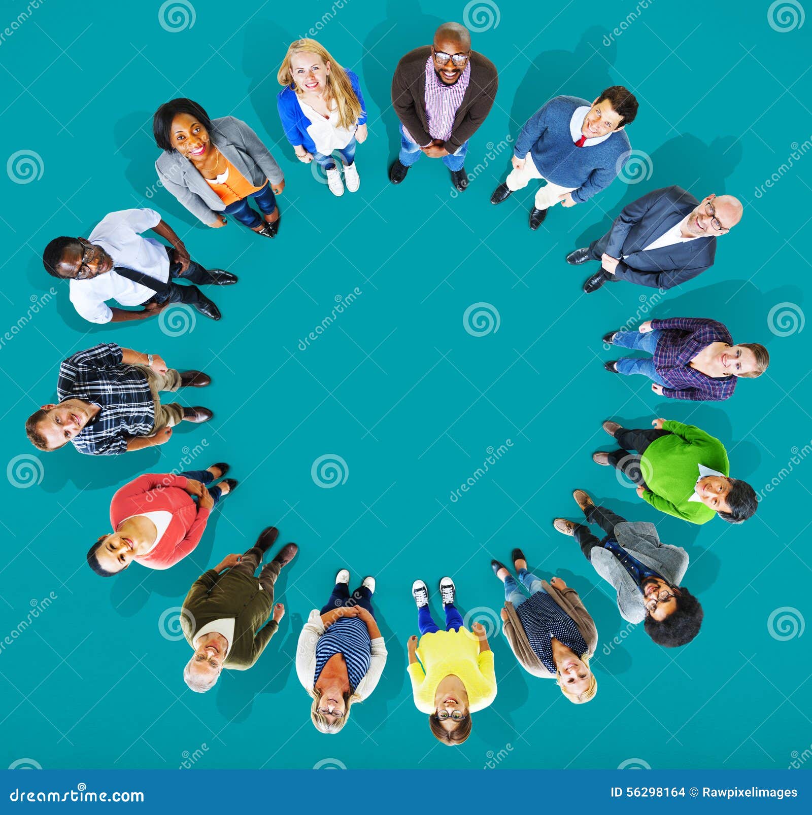 People Community Helping Each Other Vector Illustration | CartoonDealer ...