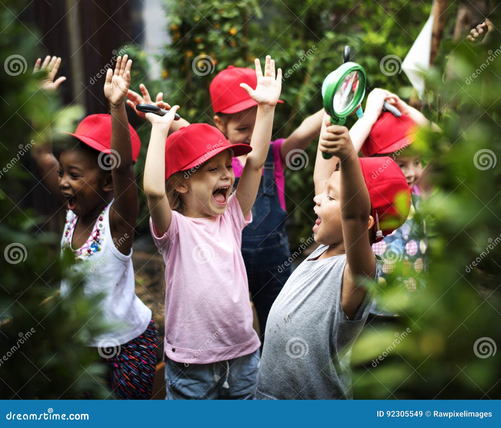 Diversity Group of Kids Having Fun Cheerful Stock Image - Image of ...