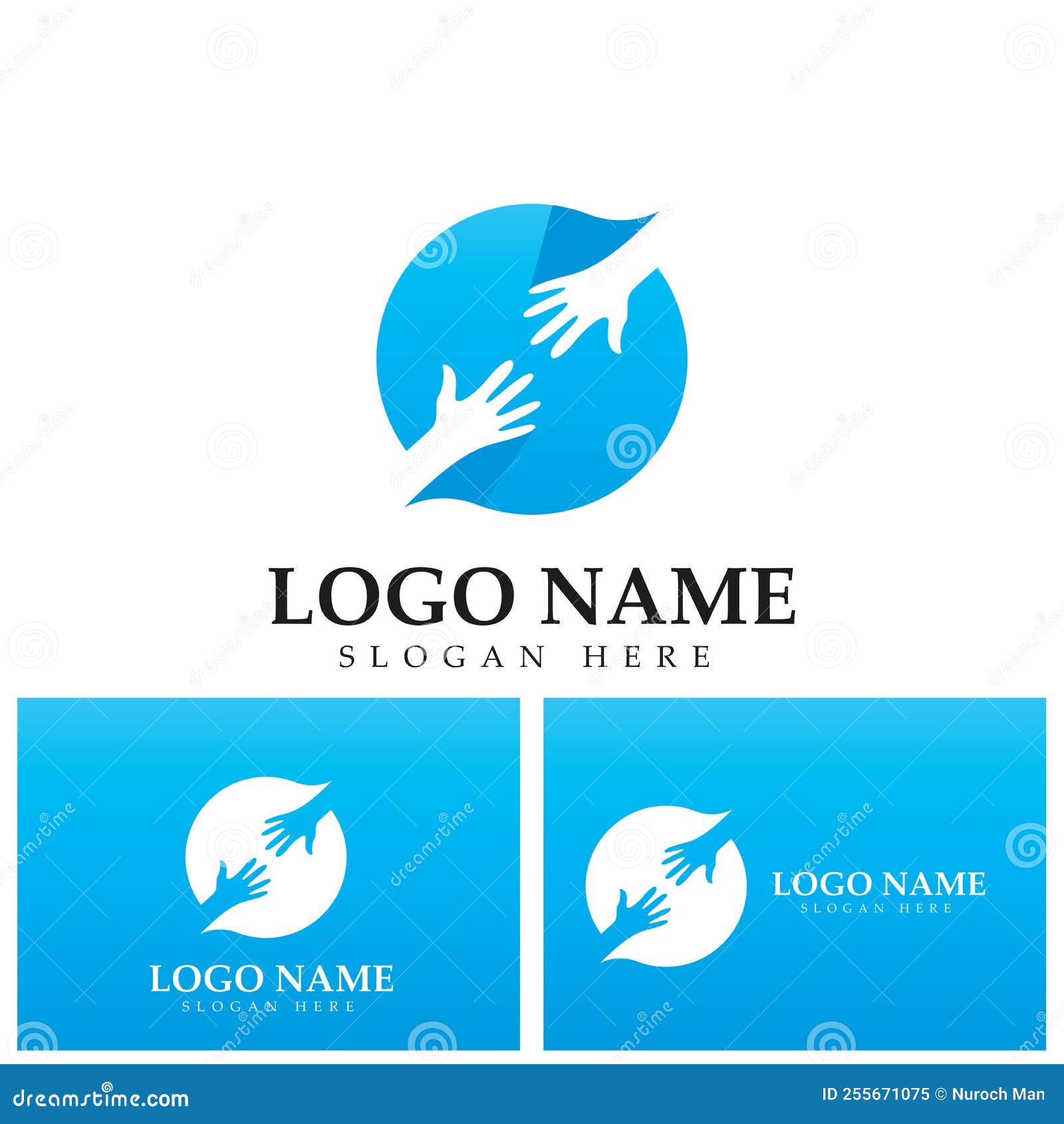 Diversity Hand Team Work Help Logo Vector Icon Illustration. Stock ...