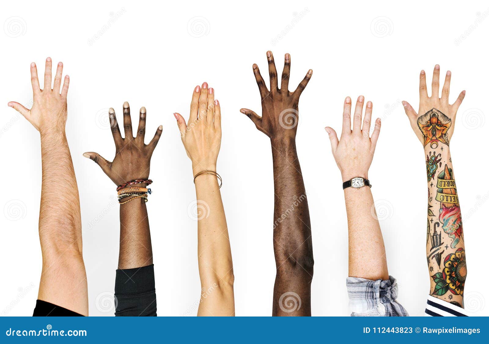 Diversity Hands Holding Christian Symbols Stock Photography ...
