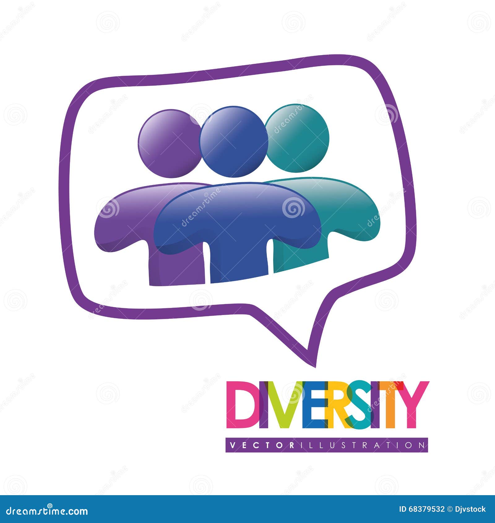 Diversity icon design stock vector. Illustration of race - 68379532