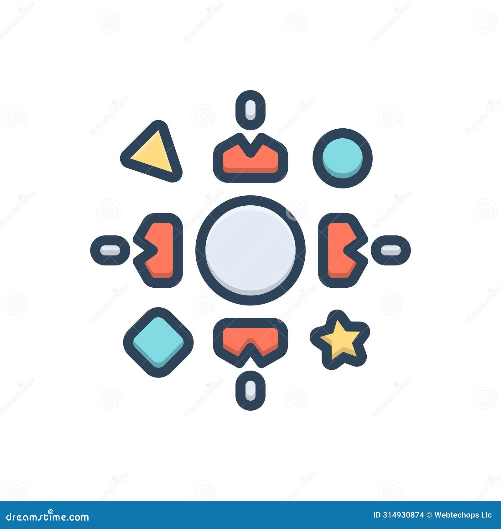 Color Illustration Icon for Diversity, Language and Chnage Stock ...