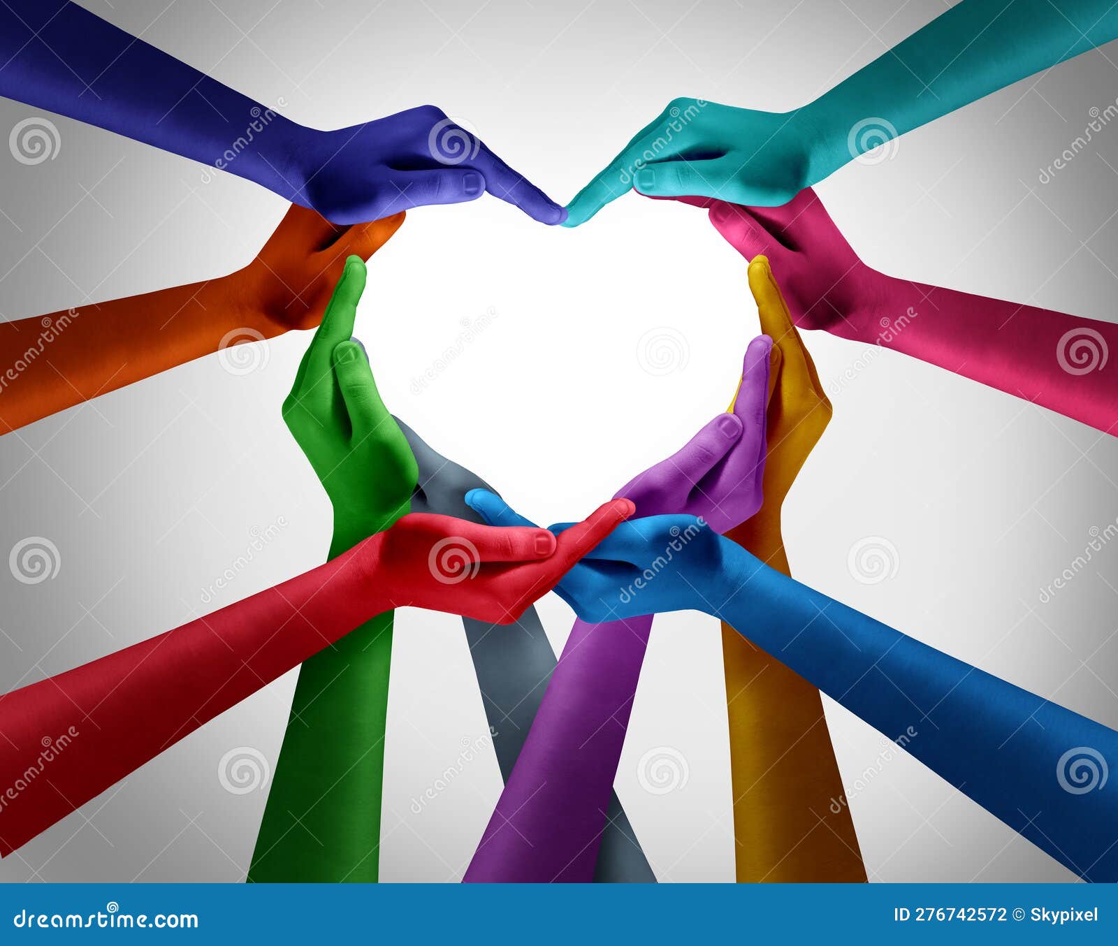 Diversity and Inclusion stock illustration. Illustration of together ...