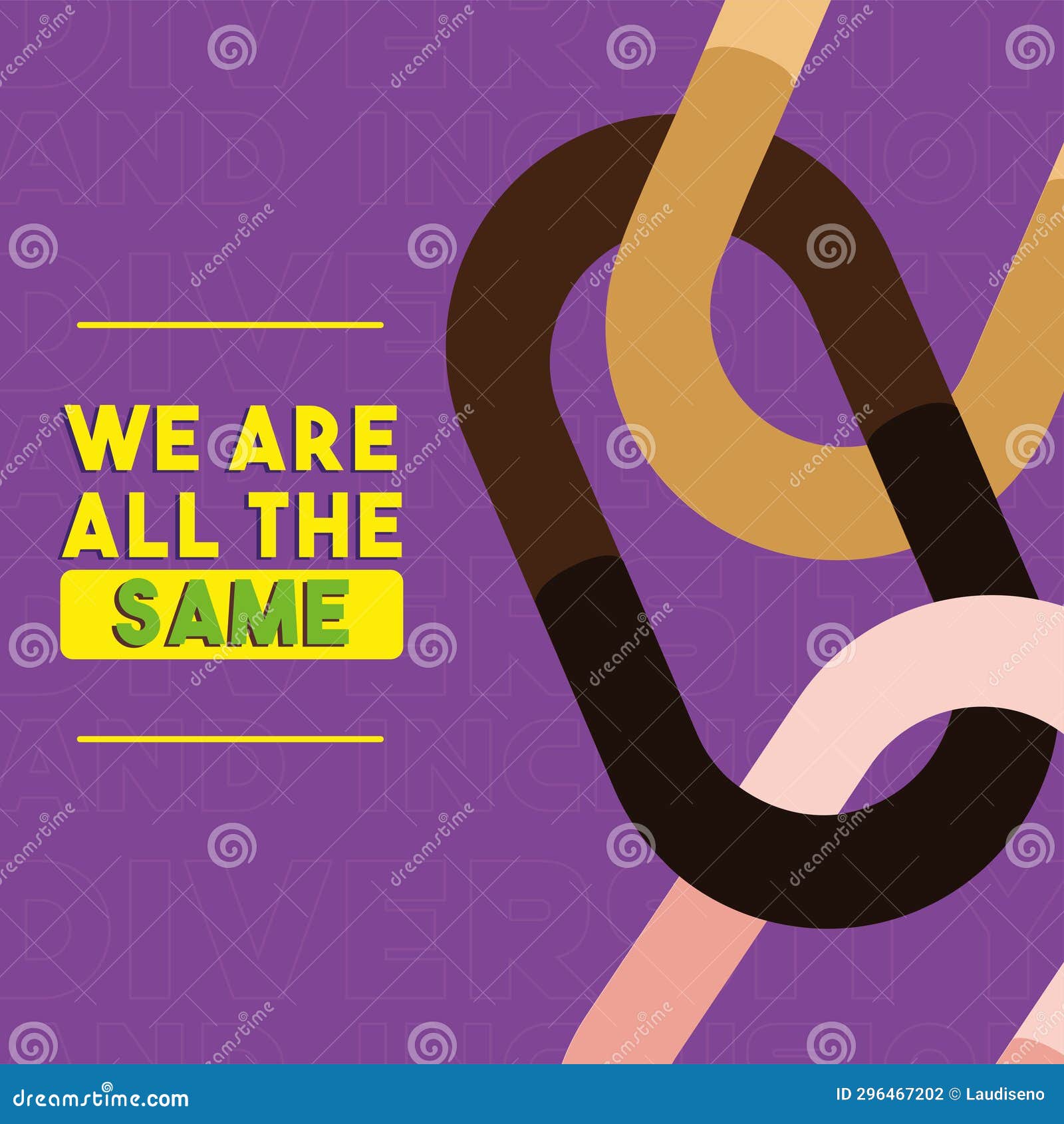 Diversity and Inclusion Background Vector Stock Vector - Illustration ...