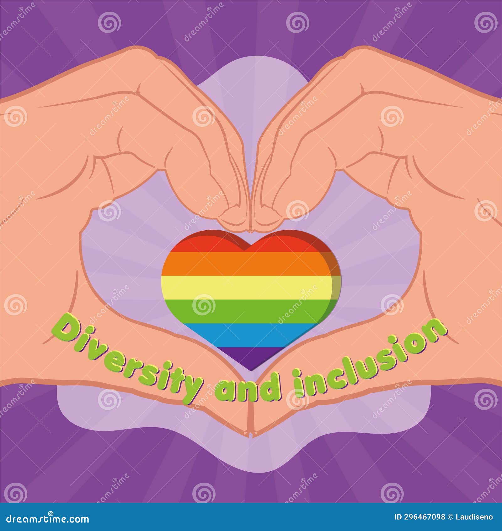 Diversity and Inclusion Background Vector Stock Vector - Illustration ...