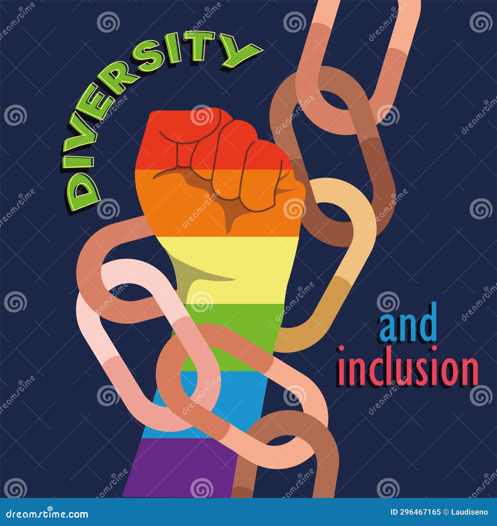 Diversity and Inclusion Background Vector Stock Vector - Illustration ...