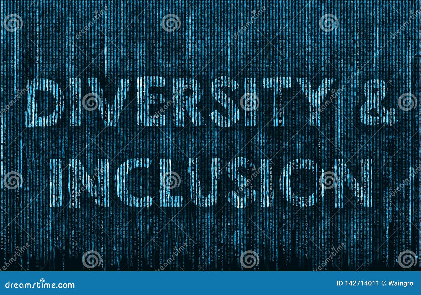 Diversity and Inclusion stock illustration. Illustration of background ...