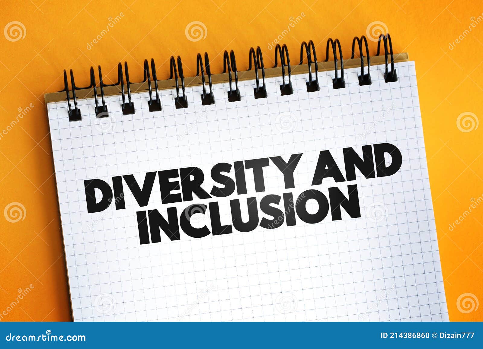 Diversity and Inclusion Text Quote on Notepad, Concept Background Stock ...